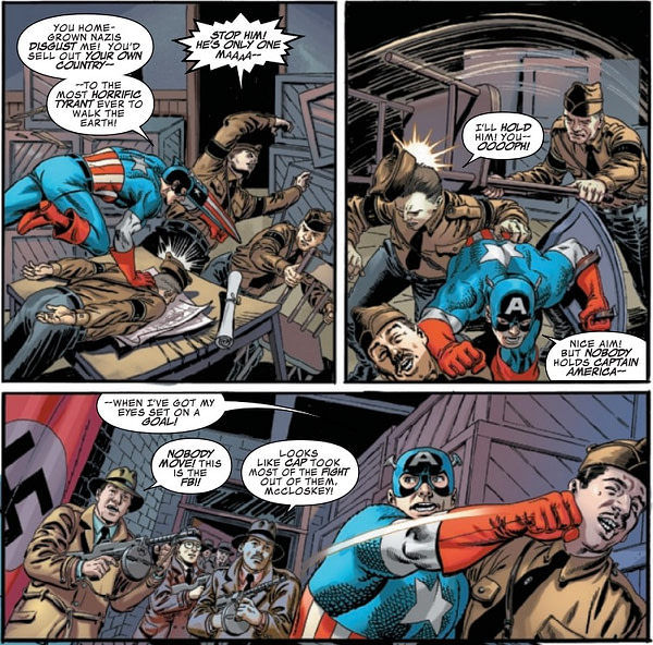 Cap Fights American Nazis in Captain America and the Invaders #1 (Preview)
