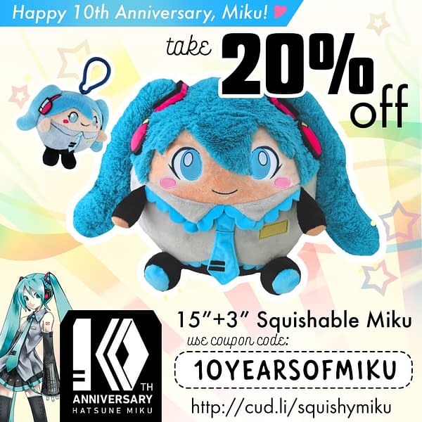 Calling All Miku Fans: Squishable Is Running A Miku Sale Right Now