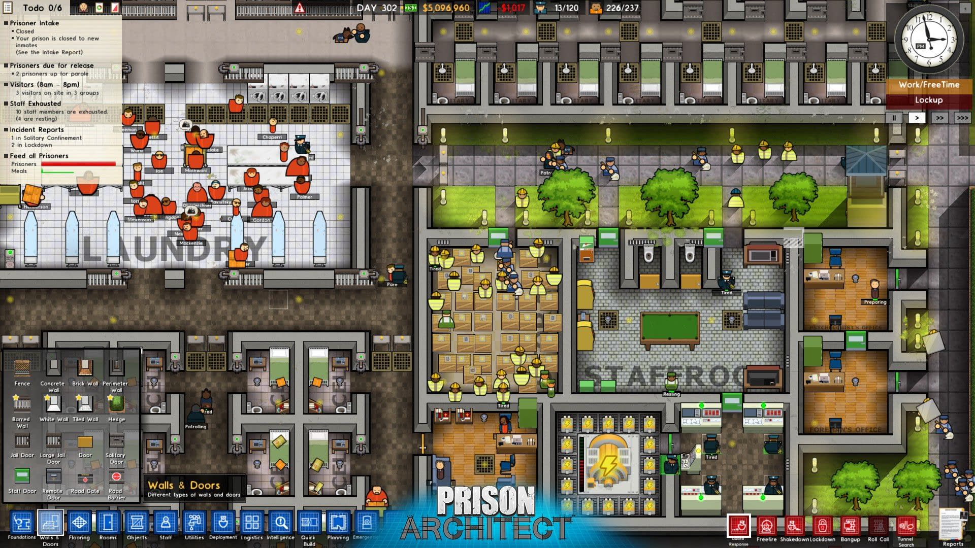 "Prison Architect" Receives a New "The Clink" Update on Player Milestone