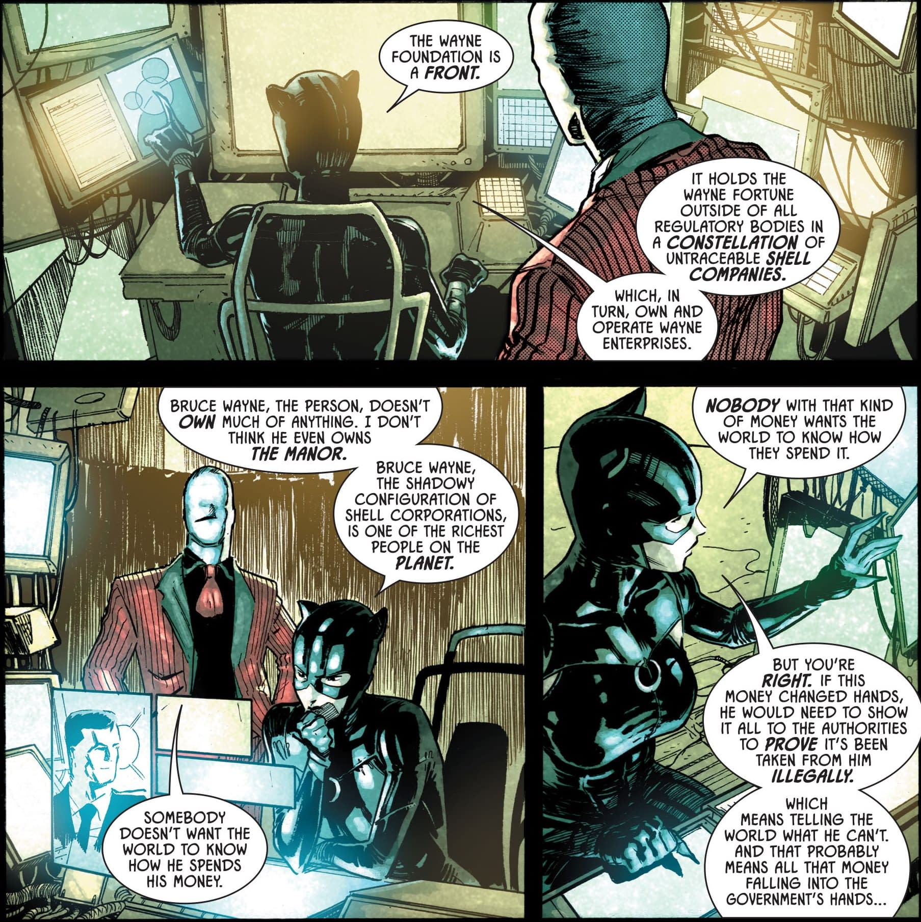 Official: Bruce Wayne is a Tax Cheat (Batman #93 Spoilers)
