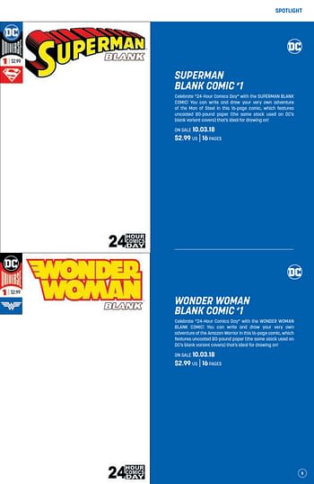 24-Hour Comic Day Saved - DC Blank Comics Now Have 24 Pages in Them