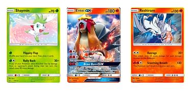 Shiny Entei Card
