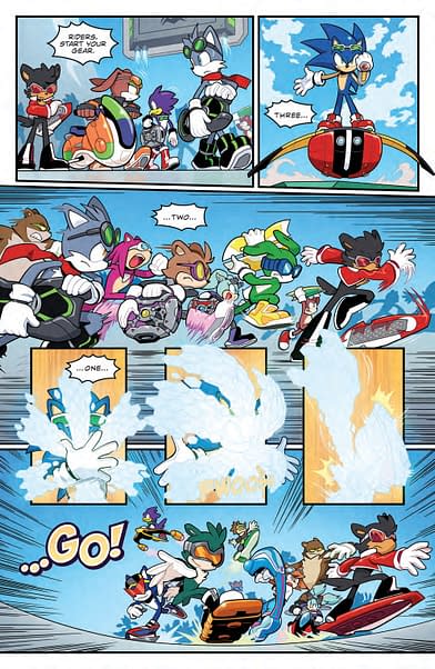 Sonic The Hedgehog Werehog Comic
