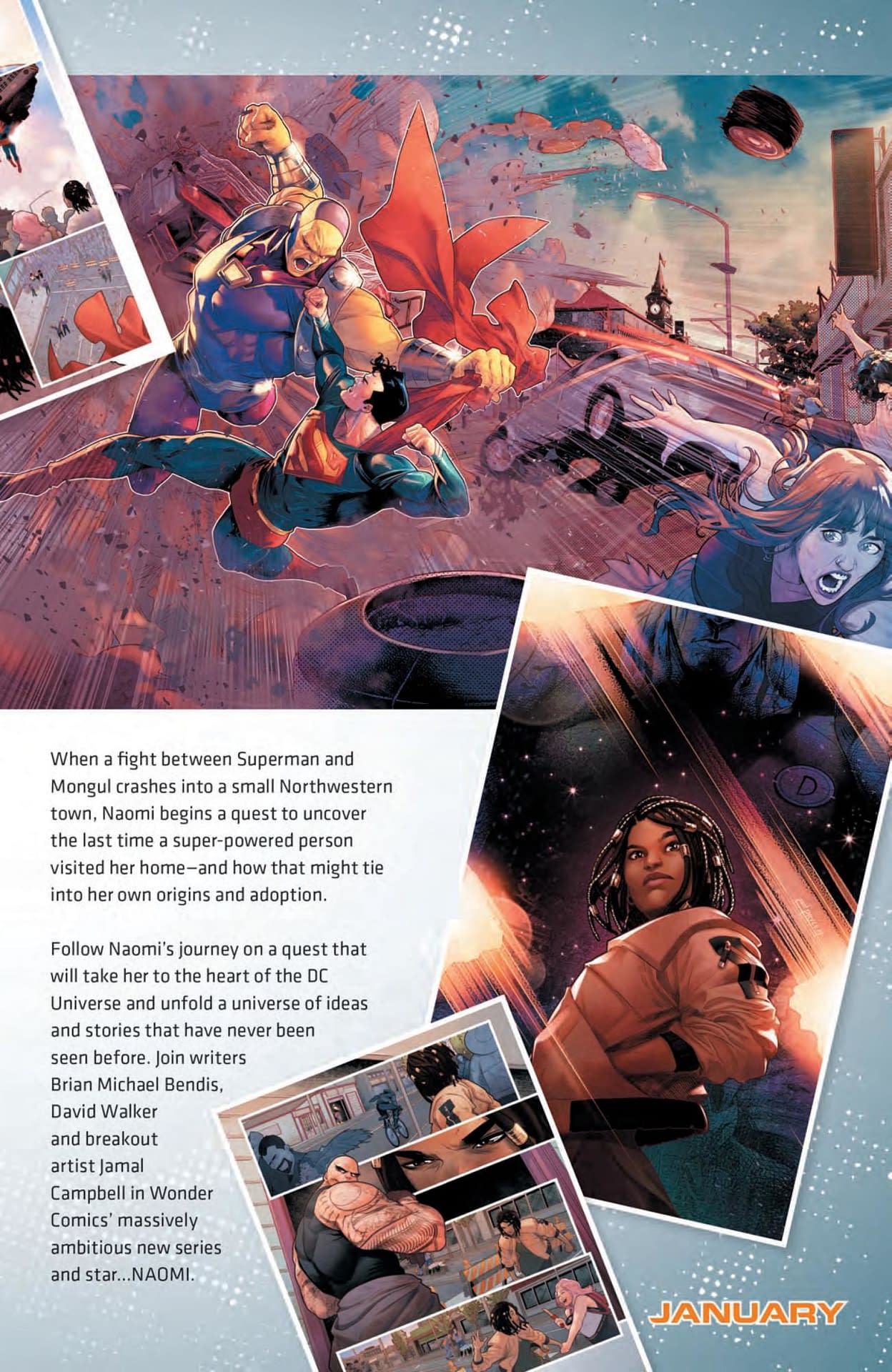 Reading Brian Bendis, David Walker and Jamal Campbell's Naomi for DC's ...