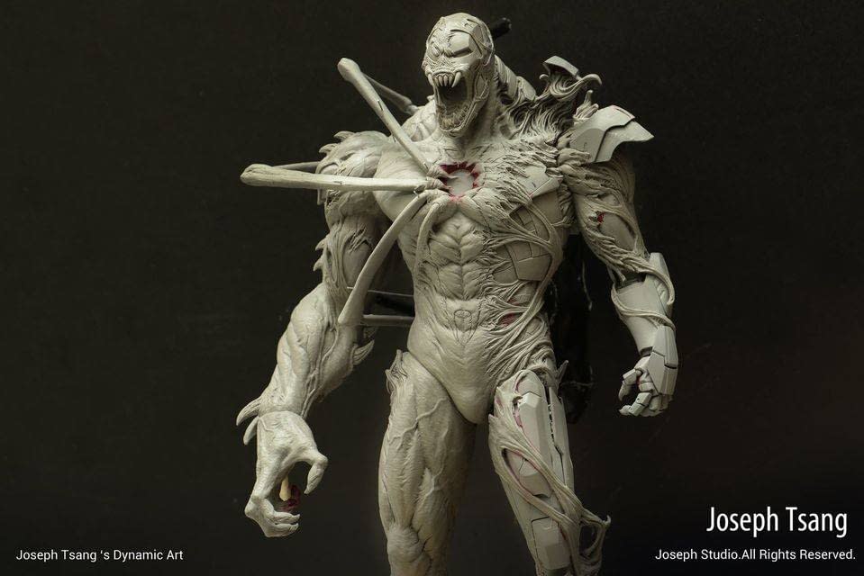 Hot Toys Shows Behind the Scenes of the New Venomized Iron Man