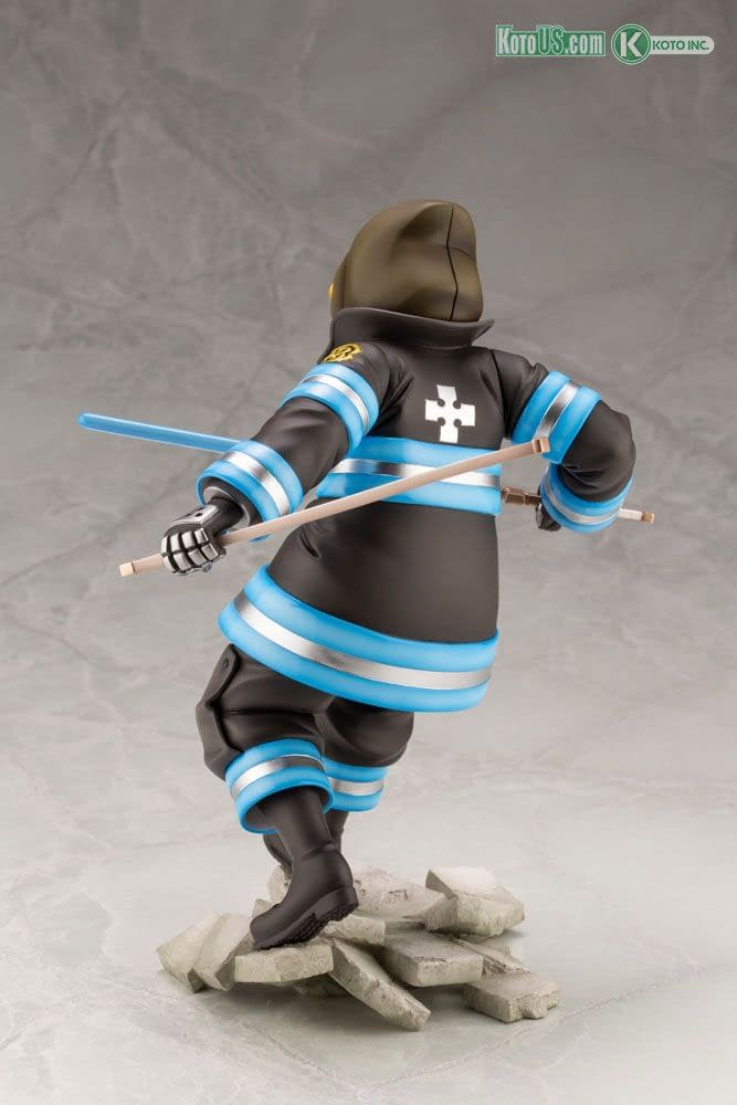 Fire Force Arthur Boyle Brings the Heat and Excalibur to Kotobukiya