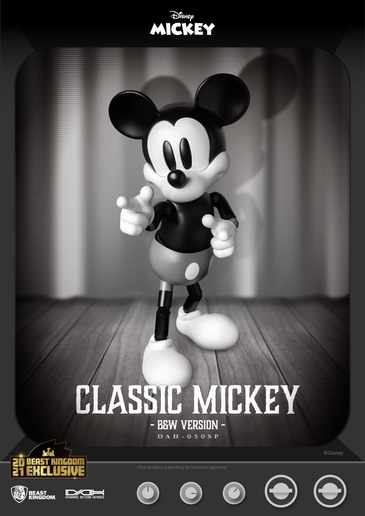 Beast Kingdom Reveals 1,000 Piece SDCC Mickey Mouse Figure