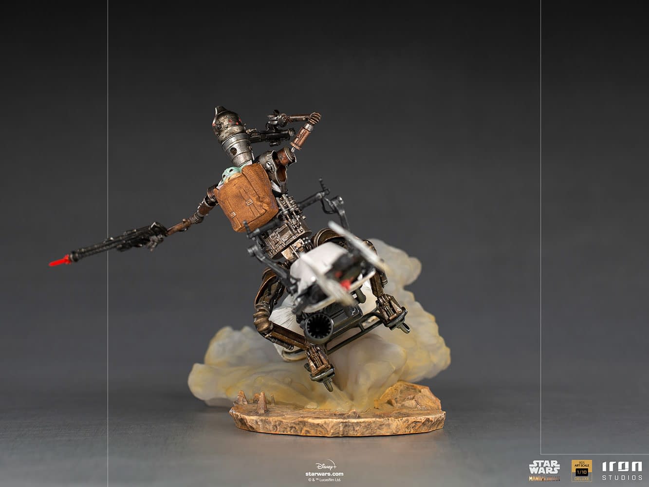 Star Wars The Child and IG-11 Go for a Ride with Iron Studios