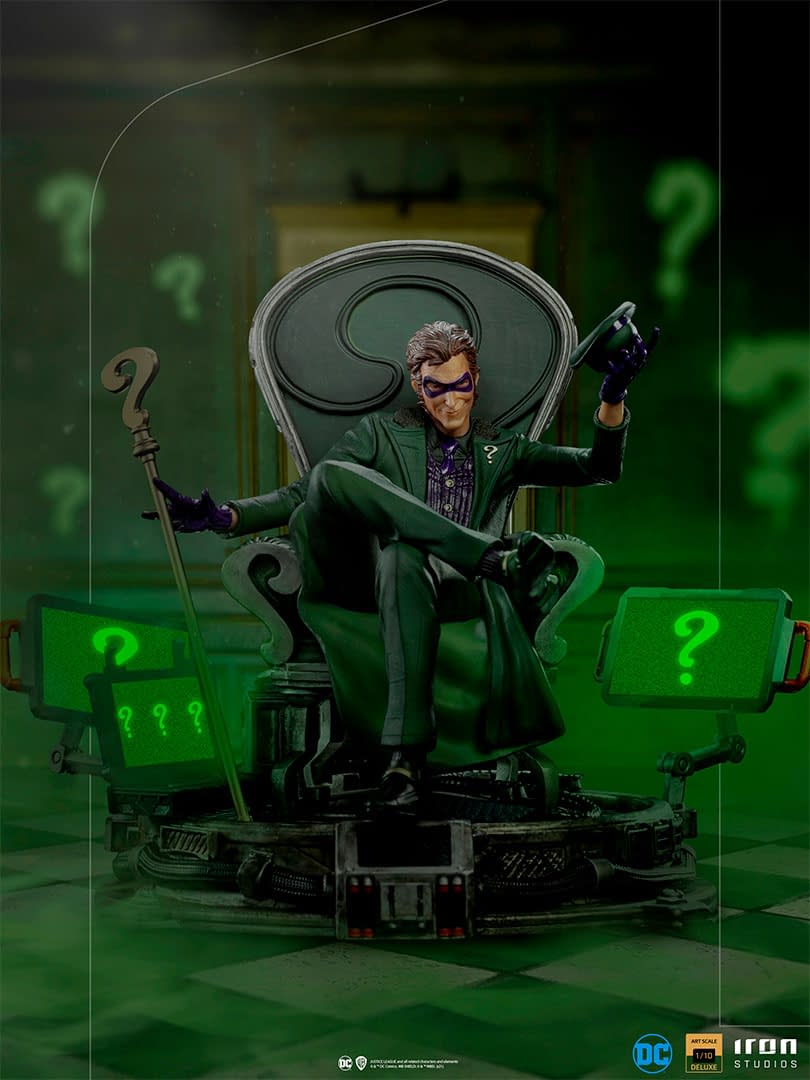 The Riddler Initiates His Masterplan with New Iron Studios Statue