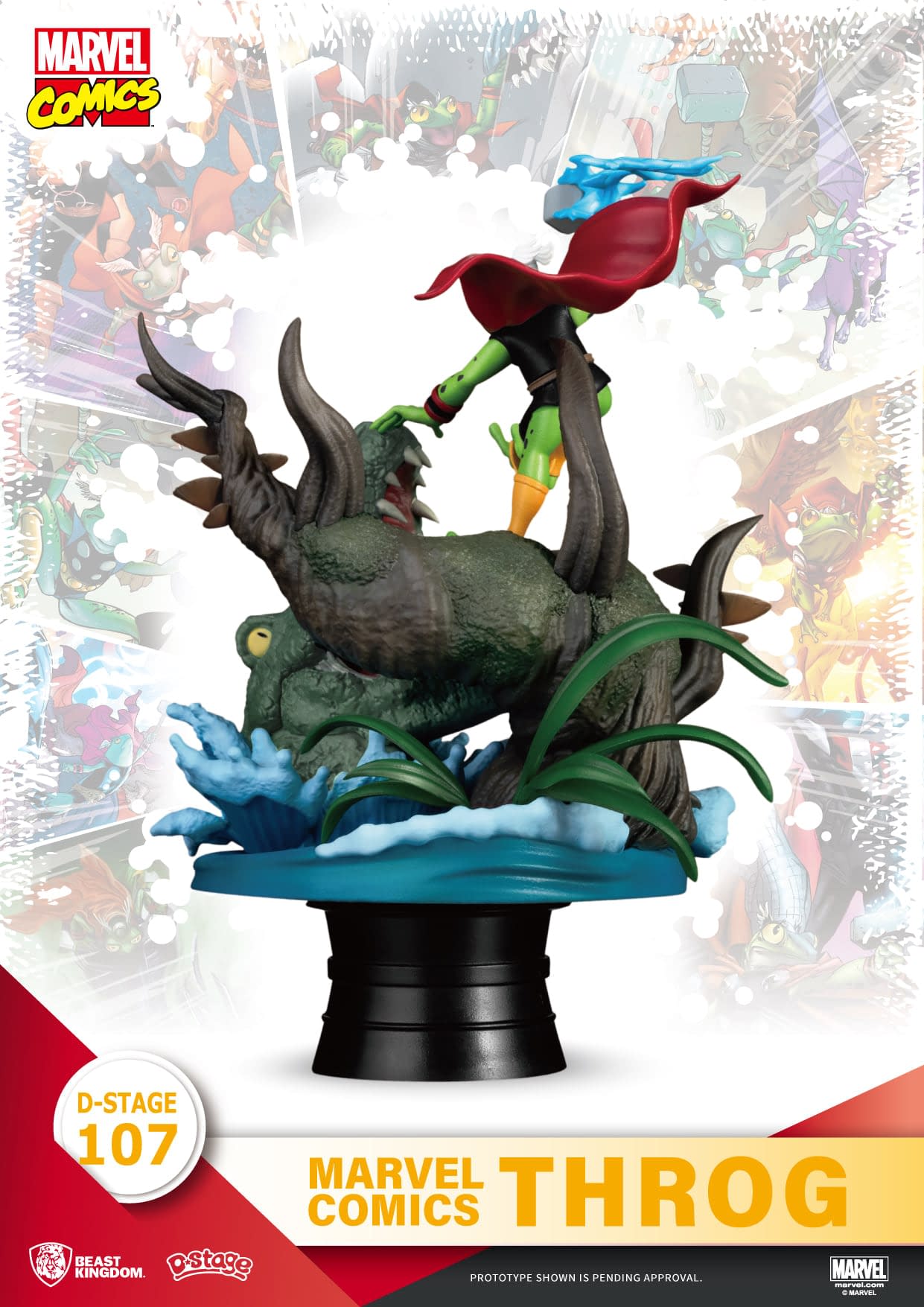 Marvel Comics Throg is Worthy with Beast Kingdom’s Newest Statue