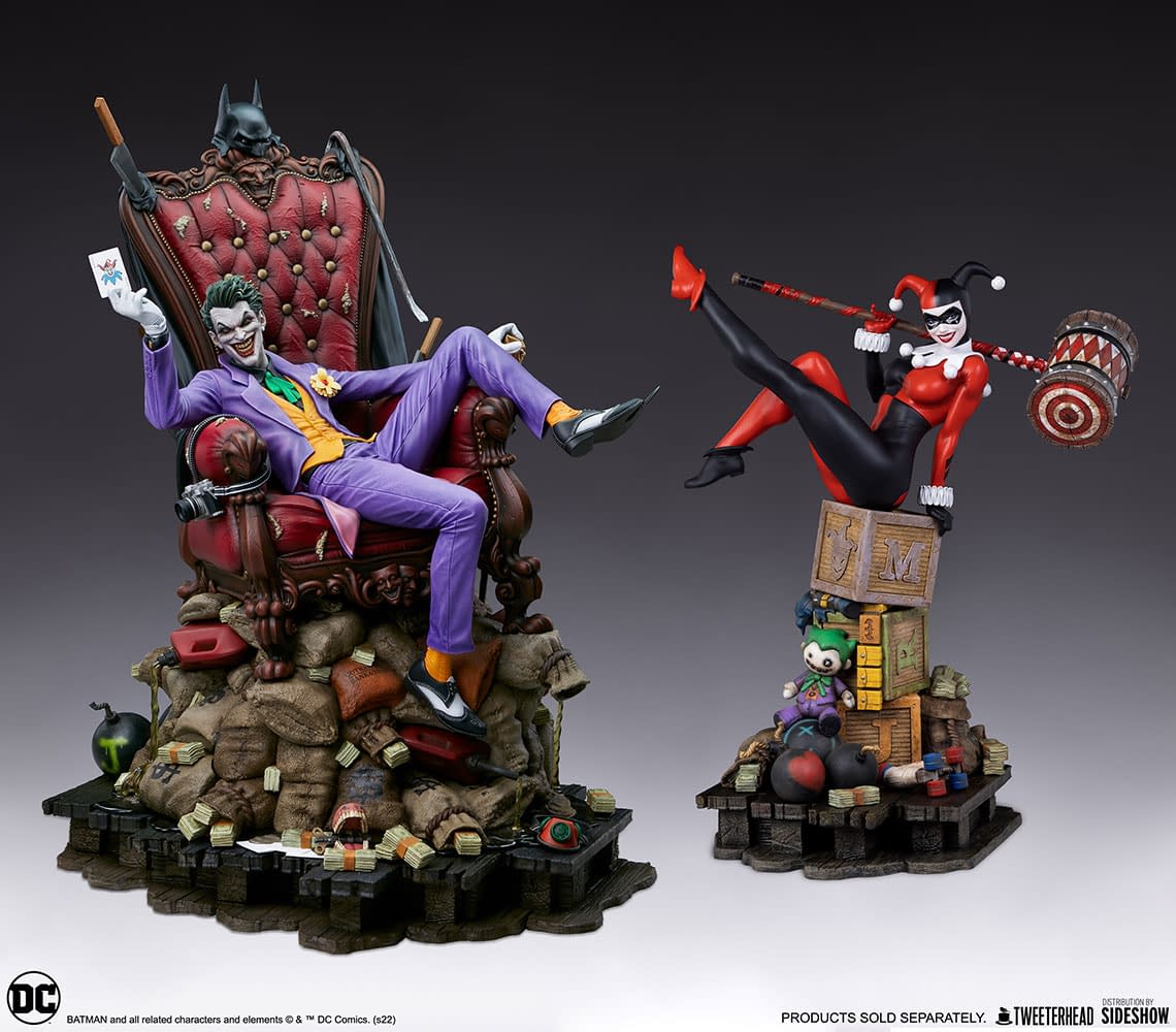 Harley Quinn Breaks Out of Arkham with New Tweeterhead Statue