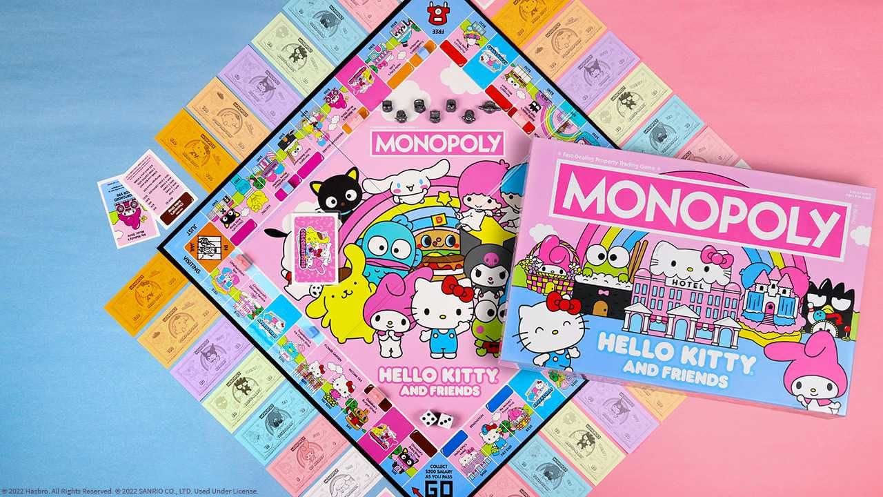 Hello Kitty And Friends Edition Sanrio Board Game Monopoly: Hello Kitty ...