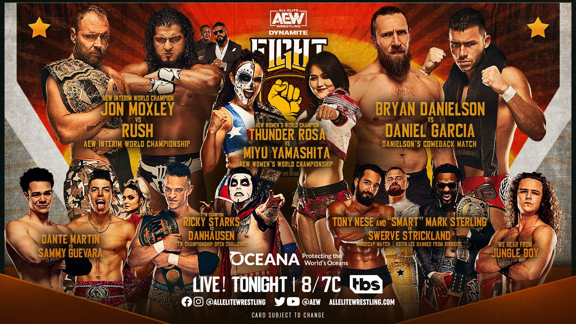 AEW Dynamite Fight For The Fallen 2022 Full Lineup For Tonight