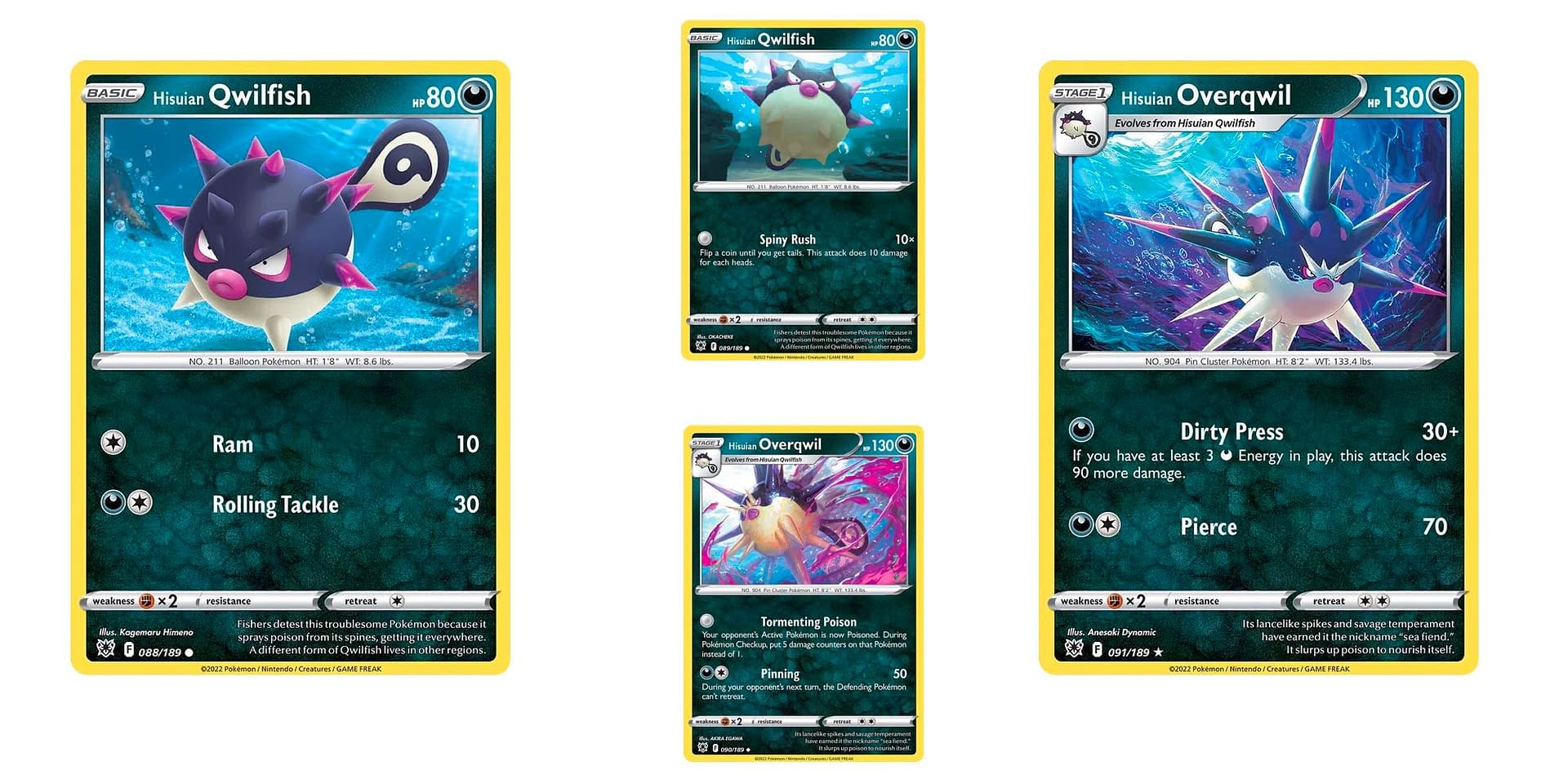 The Cards Of Pok mon TCG Astral Radiance Part 22 Hisuian Qwilfish The Cards Of Pok mon TCG Astral Radiance Part 22 Hisuian Qwilfish