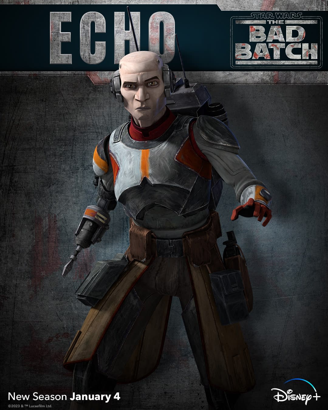 Star Wars The Bad Batch Season 2 Tech Echo Earn Key Art Honor