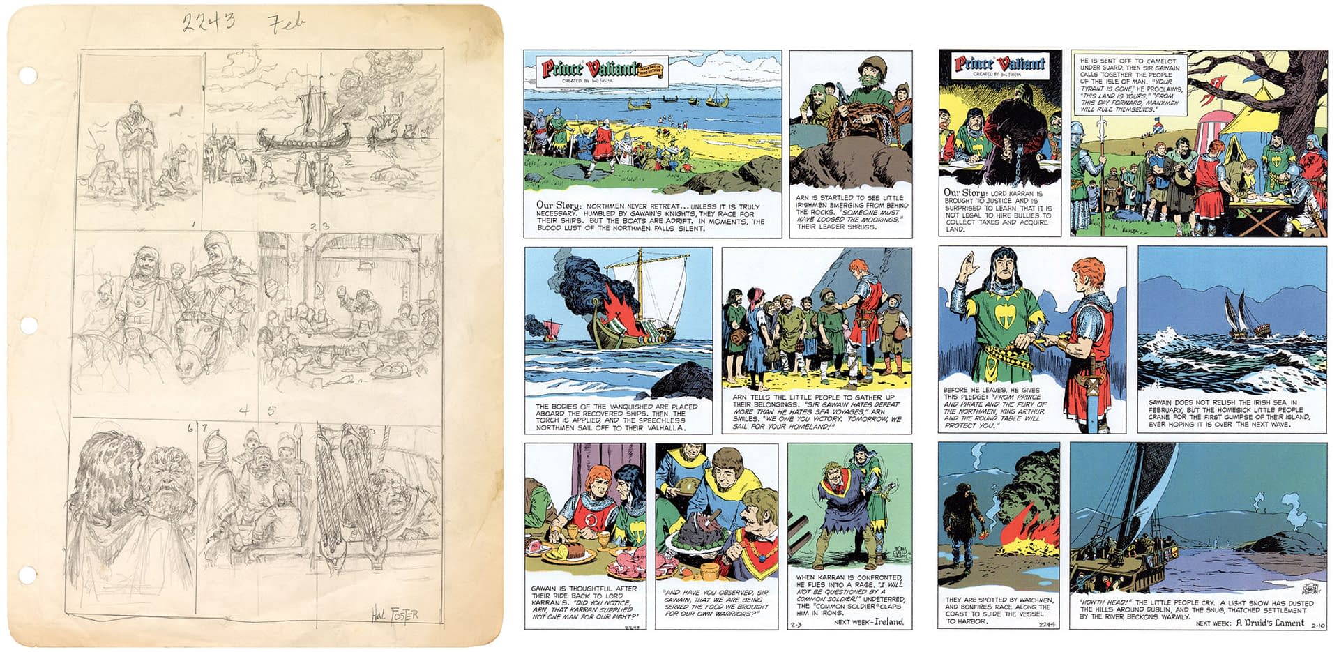 The Battle Of Prince Valiant Between Brian Kane And Gary Groth