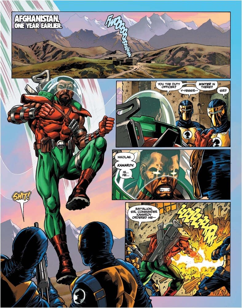 DC Reveals First Look at March's Waller vs. Wildstorm #1