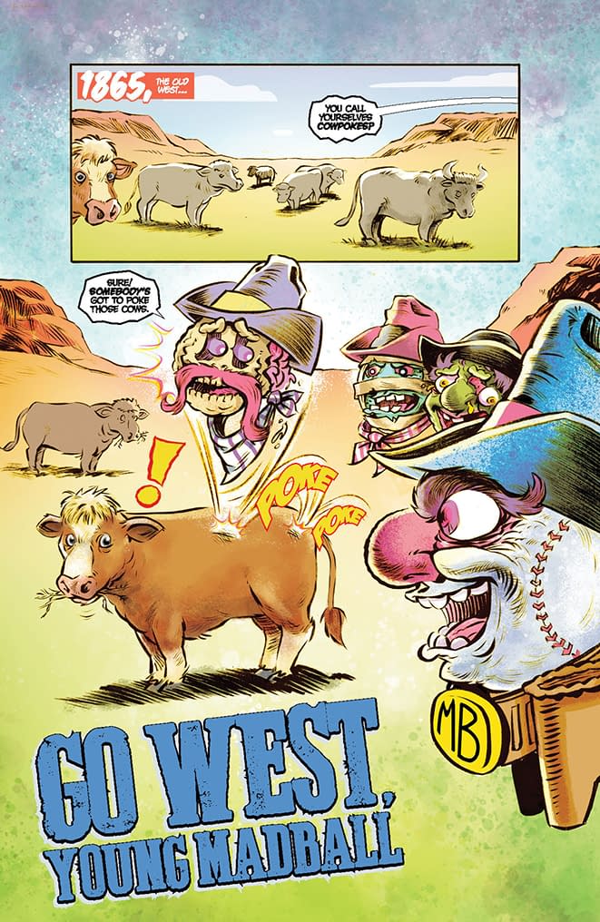 Madballs vs Garbage Pail Kids: Slime Again #3 Preview: Go West Madballs vs Garbage Pail Kids: Slime Again #3 Preview: Go West