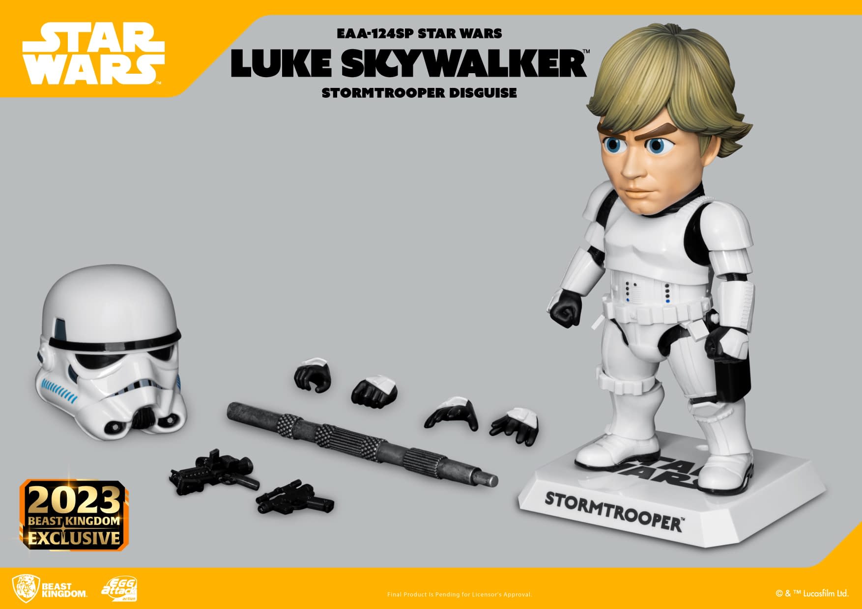 Star Wars Stormtrooper Luke Skywalker Hits SDCC from Beast Kingdom