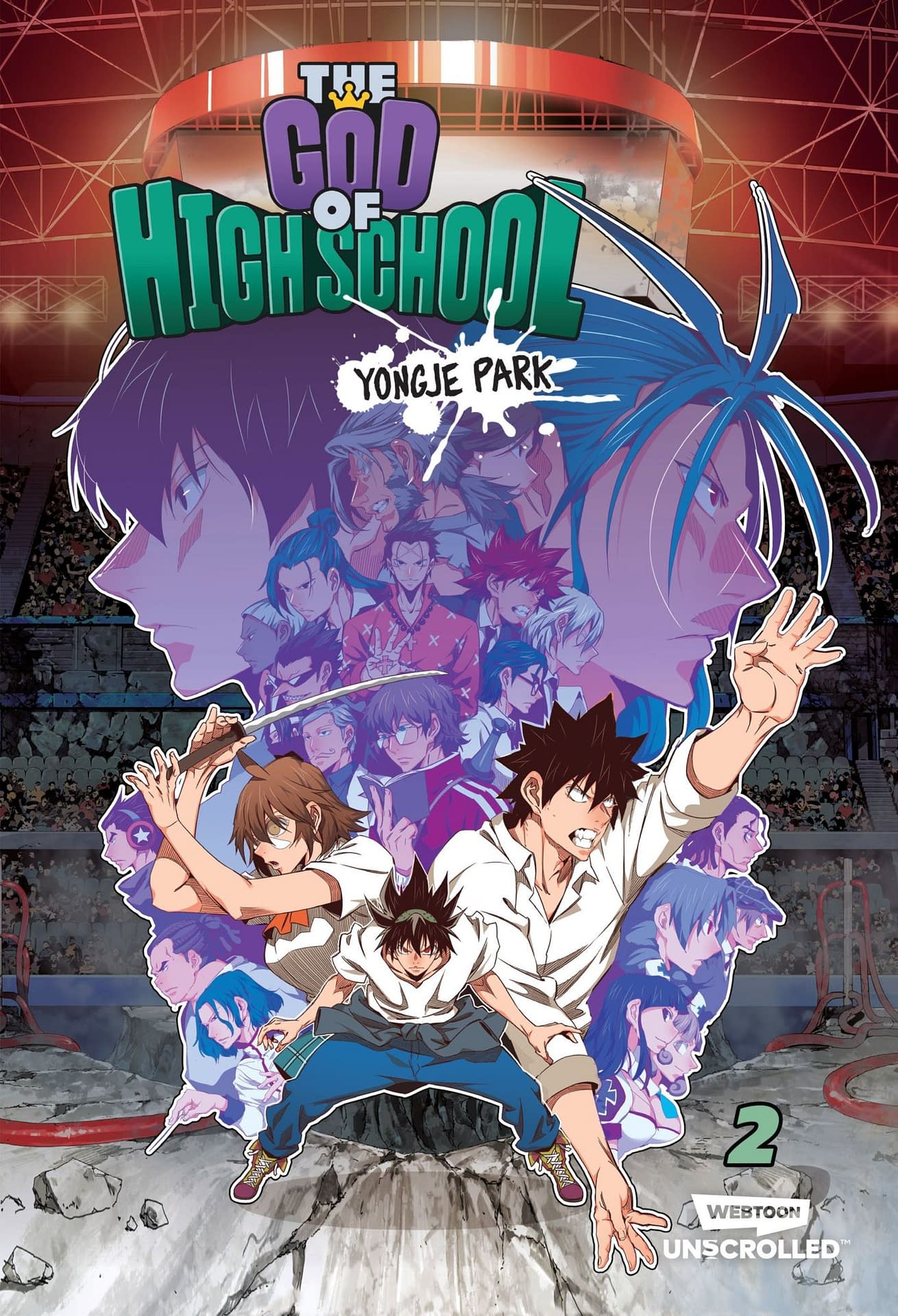 Your First Look at Yonje Park's The God Of High School Vol 2 Cover