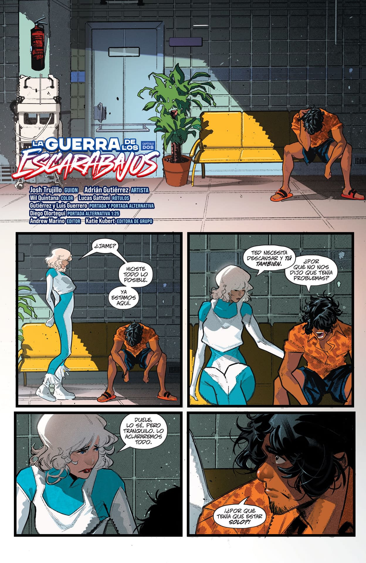 Blue Beetle #2 Preview: Blood Scarab's Beetle Bash