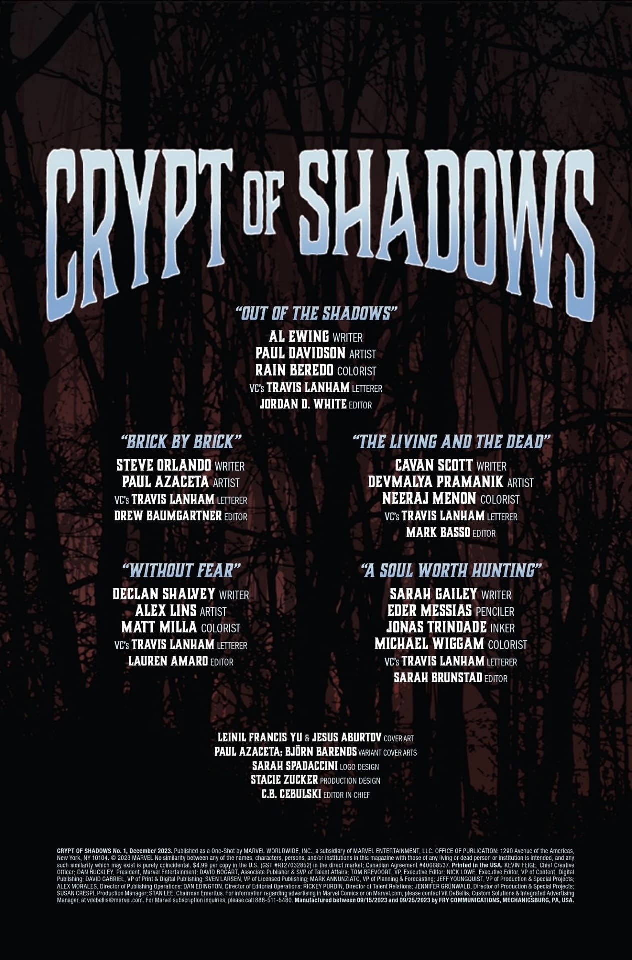 Crypt of Shadows #1 Preview: Marvel Gets Spooky