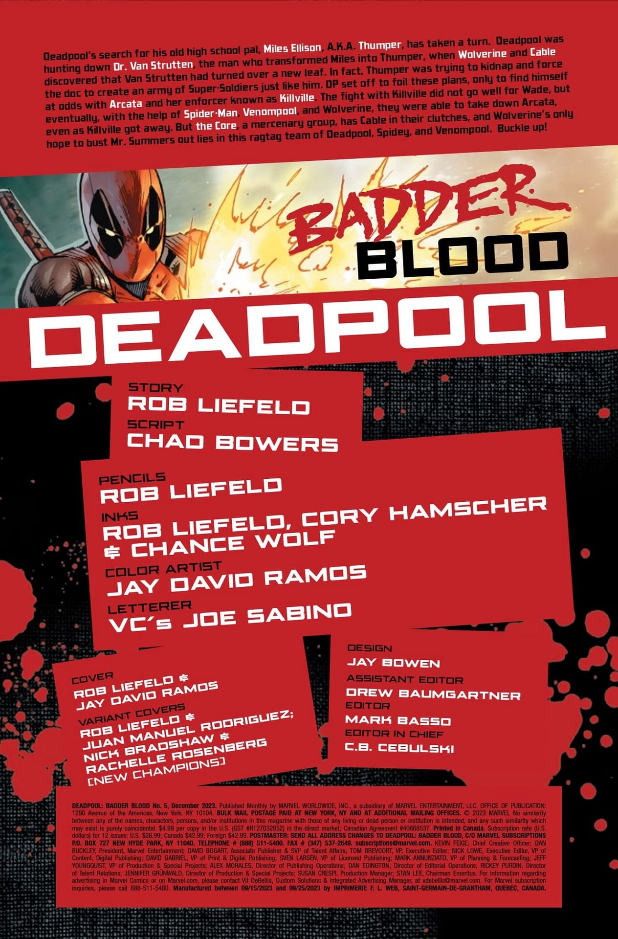 Deadpool: Badder Blood #5 Preview: New New Fantastic Four