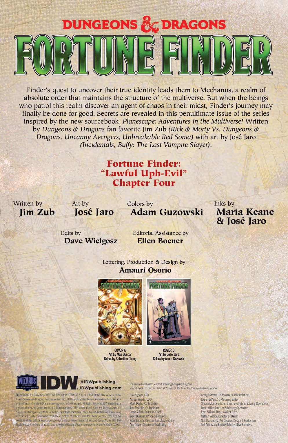 Dungeons and Dragons: Fortune Finder #4 Preview: Mechanus Mayhem