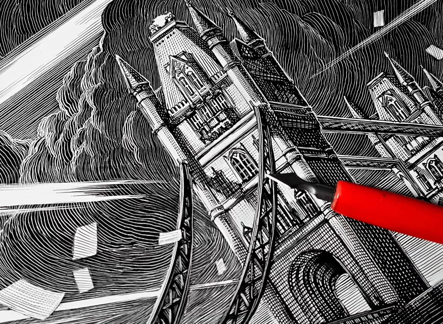 Nico Delort, Creating The Cover To Alan Moore's The Great When