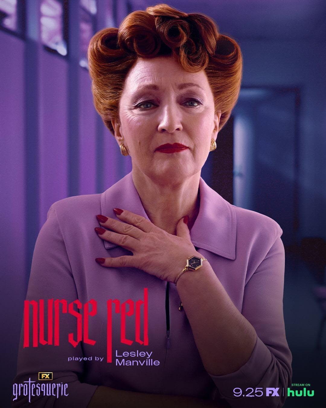 Grotesquerie Teaser: Nurse Red Does NOT Seem Like a Very Nice Person