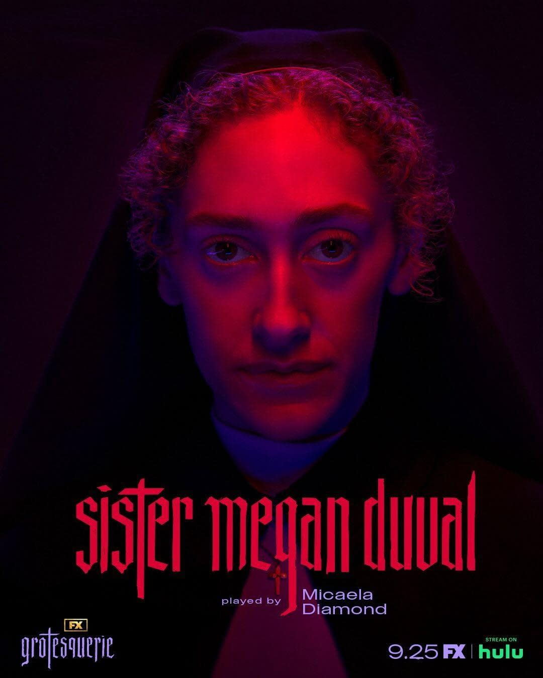 Grotesquerie Key Art Released; Sister Megan, Father Charlie Posters
