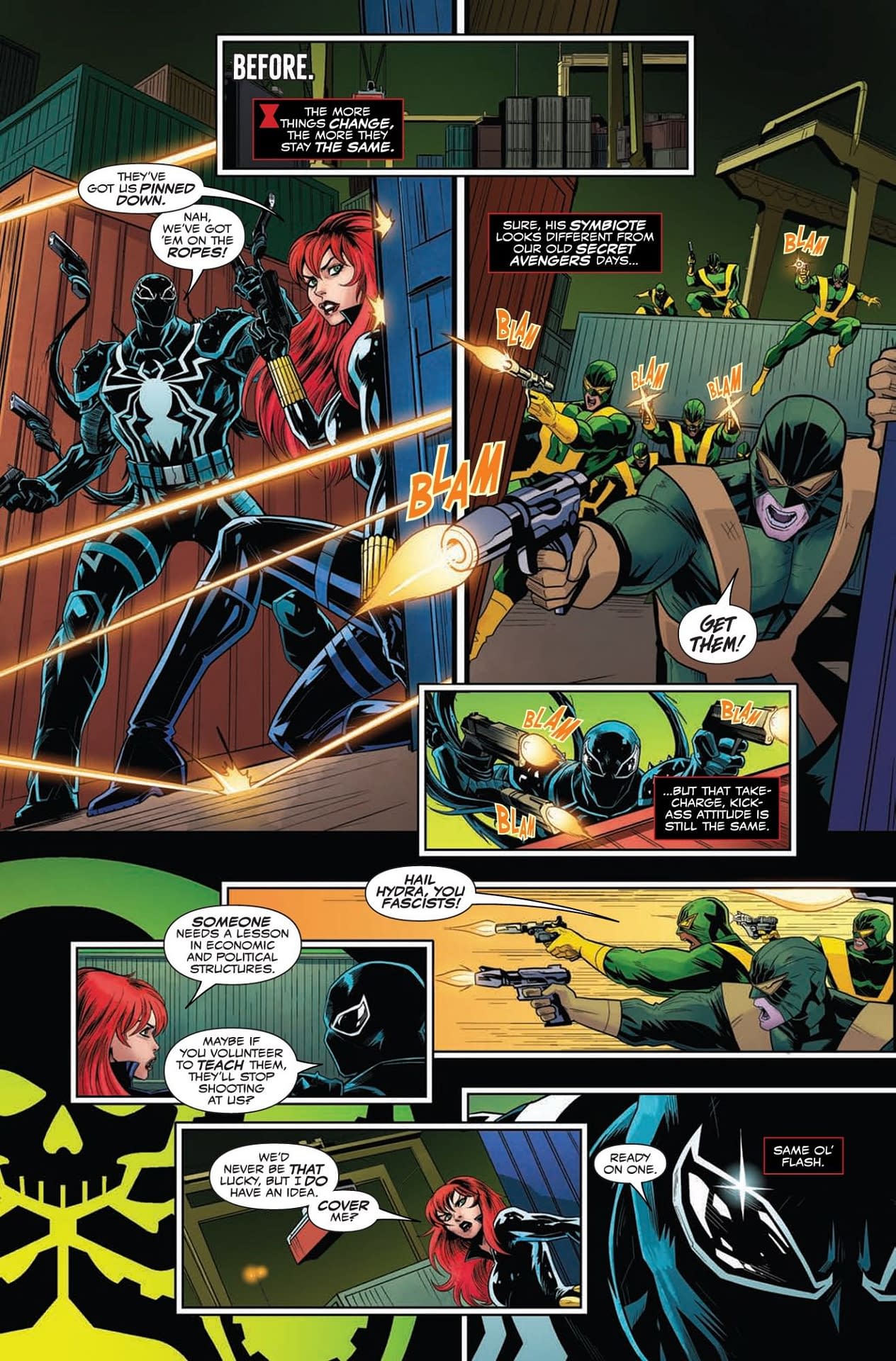 Symbiote Black Widow Comic