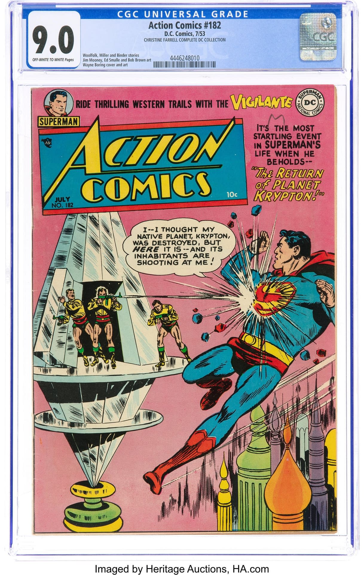 Christine Farrell's Complete DC Comics Collection Comes To Auction