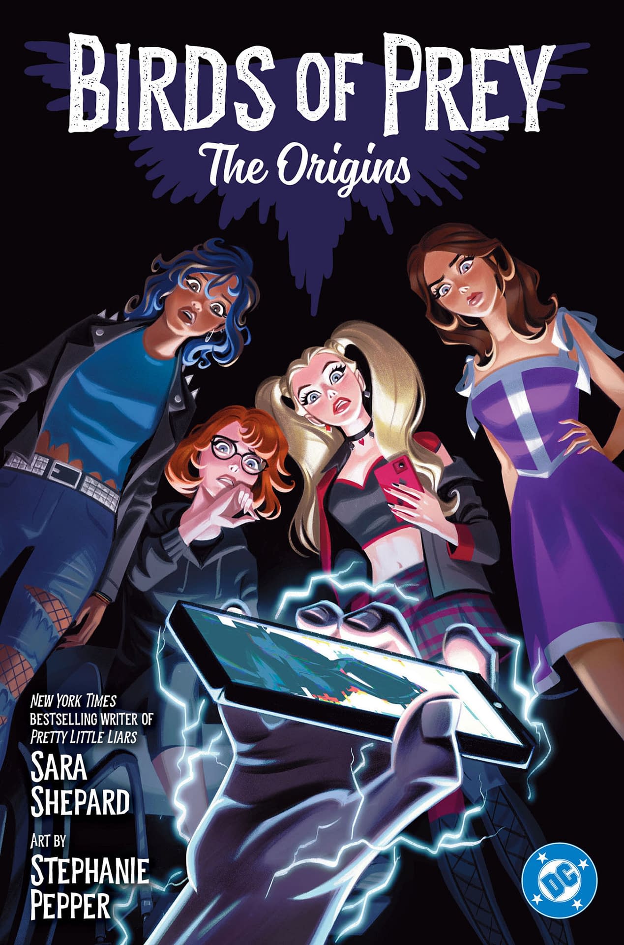 Birds of Prey Origins Graphic Novel by Sara Shepard & Stephanie Pepper