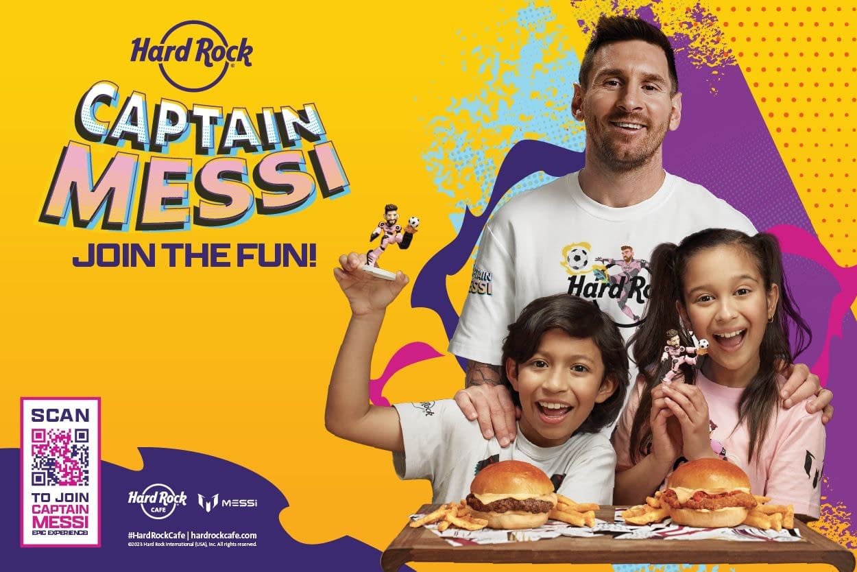 Hard Rock International & Lionel Messi Continue Superhero Kids Menu