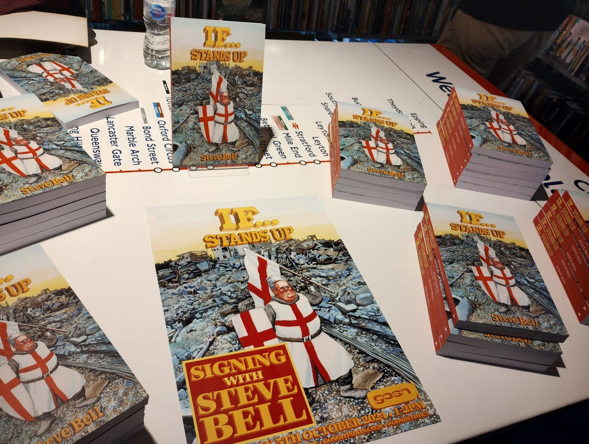 Steve Bell, Signing, Sketching, Available For Work