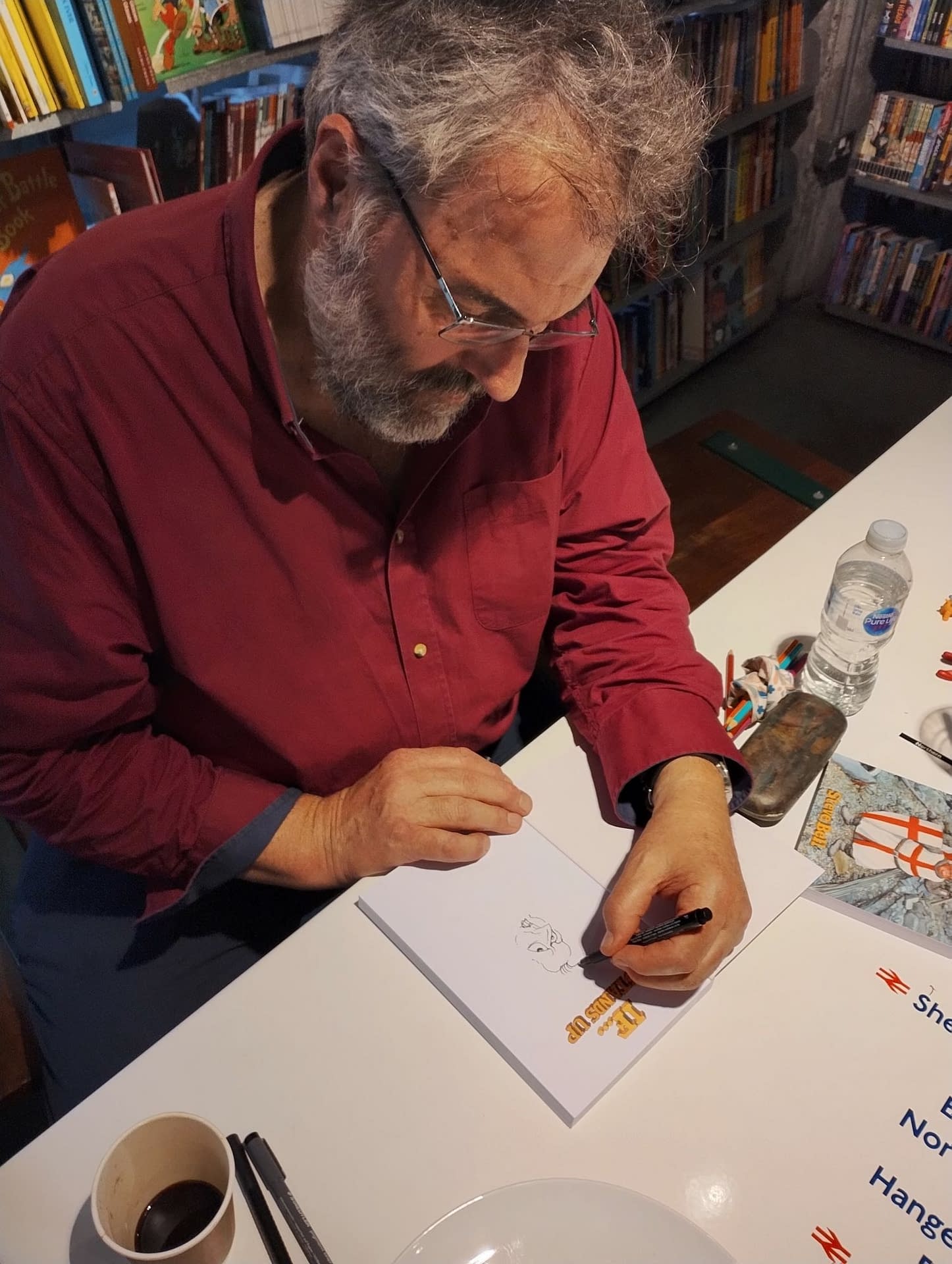 Steve Bell, Signing, Sketching, Available For Work