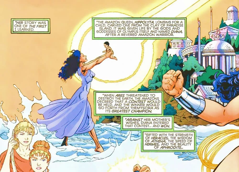 The Death Of Steve Trevor And The Birth Of Trinity In Wonder Woman #14