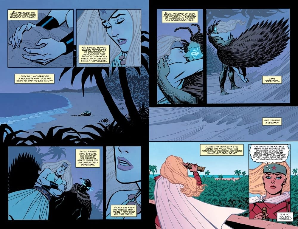 The Death Of Steve Trevor And The Birth Of Trinity In Wonder Woman #14