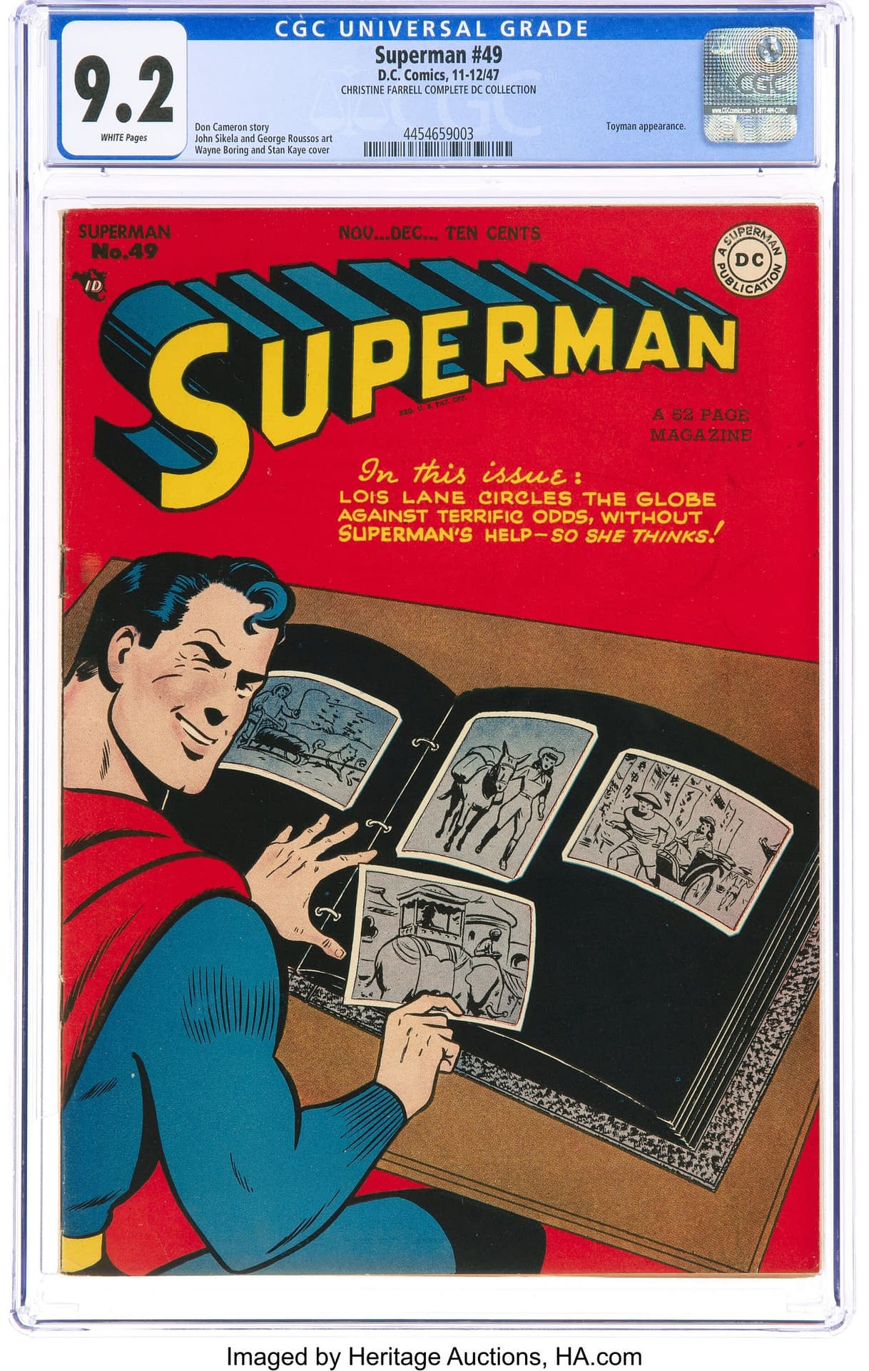 Christine Farrell's Complete DC Comics Collection Comes To Auction