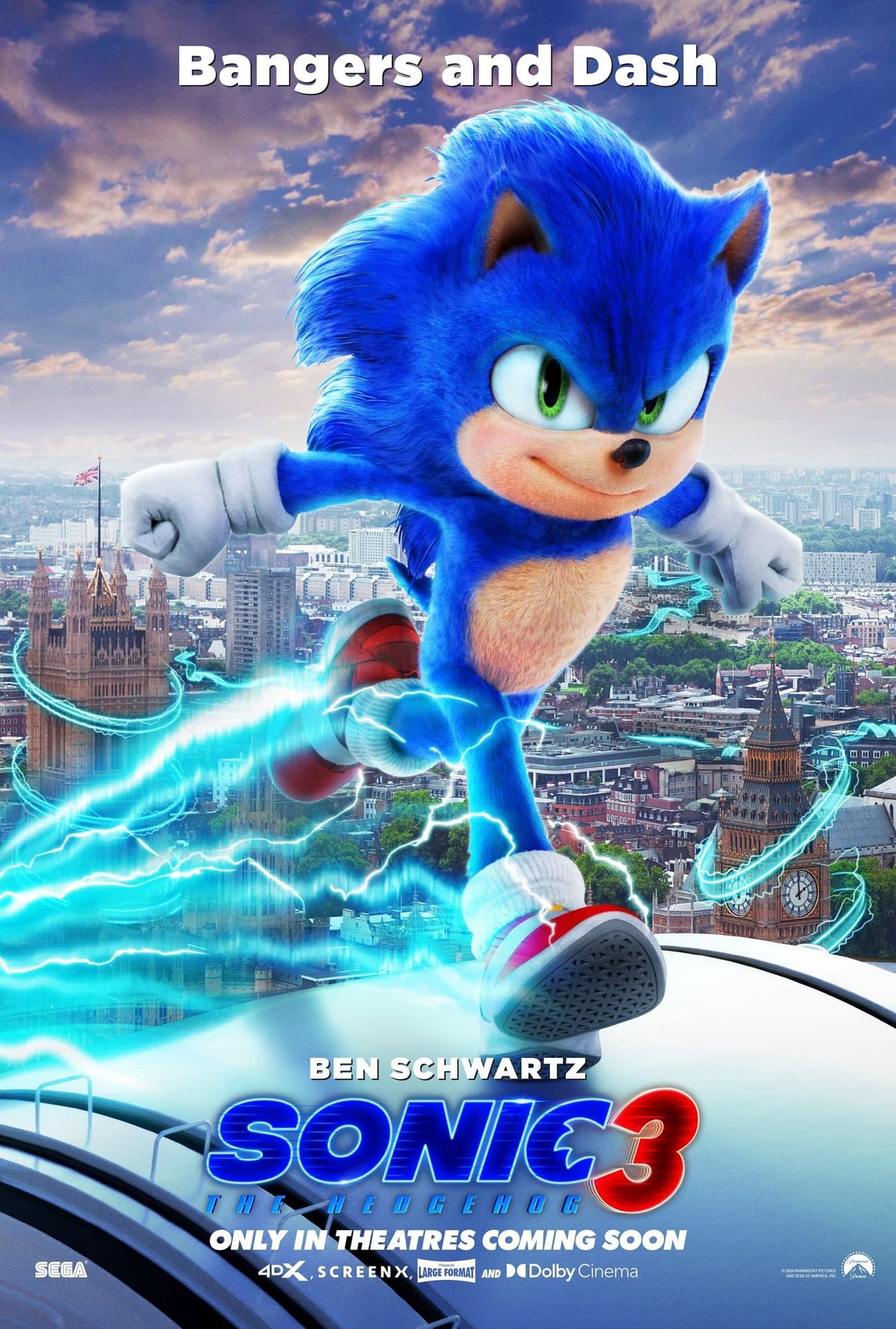 Sonic the Hedgehog 3: Jim Carrey On Shadow Plus 17 Character Posters