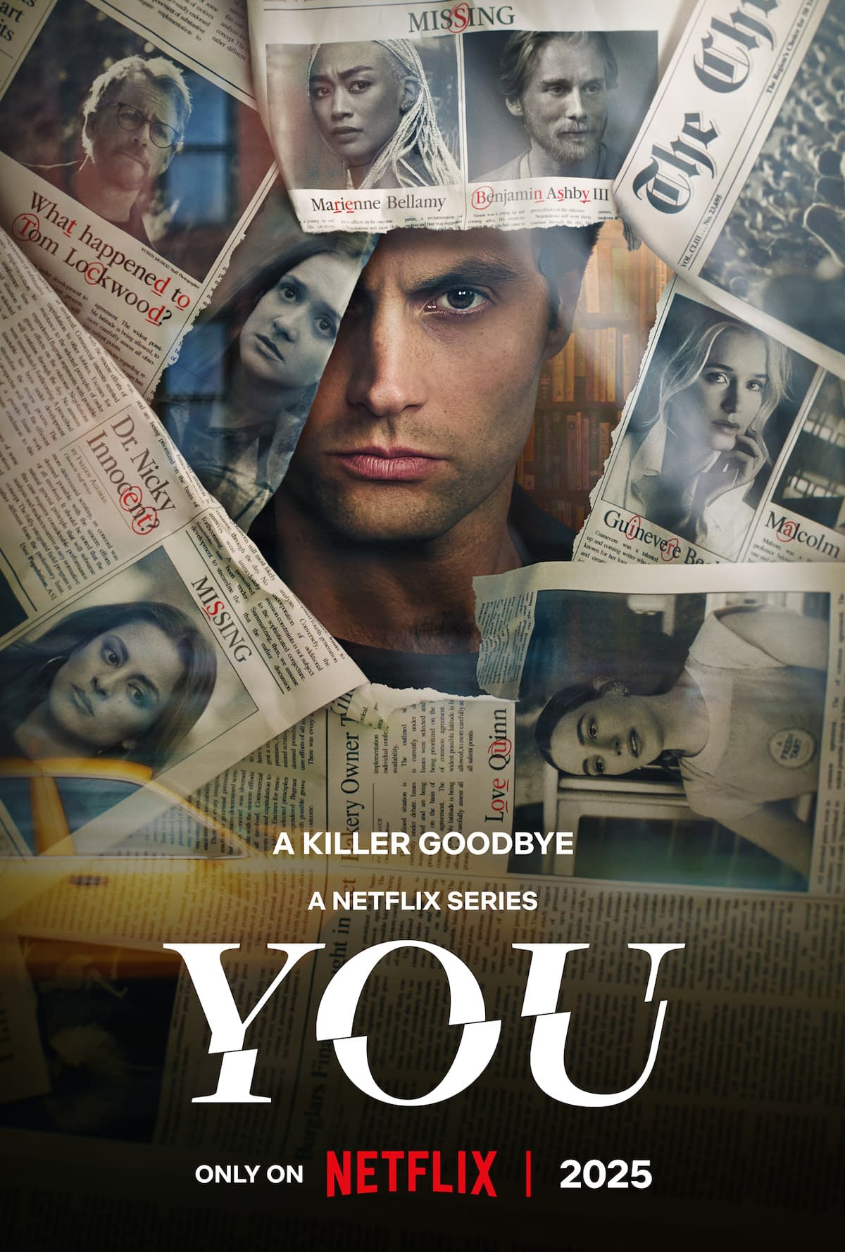 You Season 5 Key Art Teases "A Killer Goodbye," Offers Clues