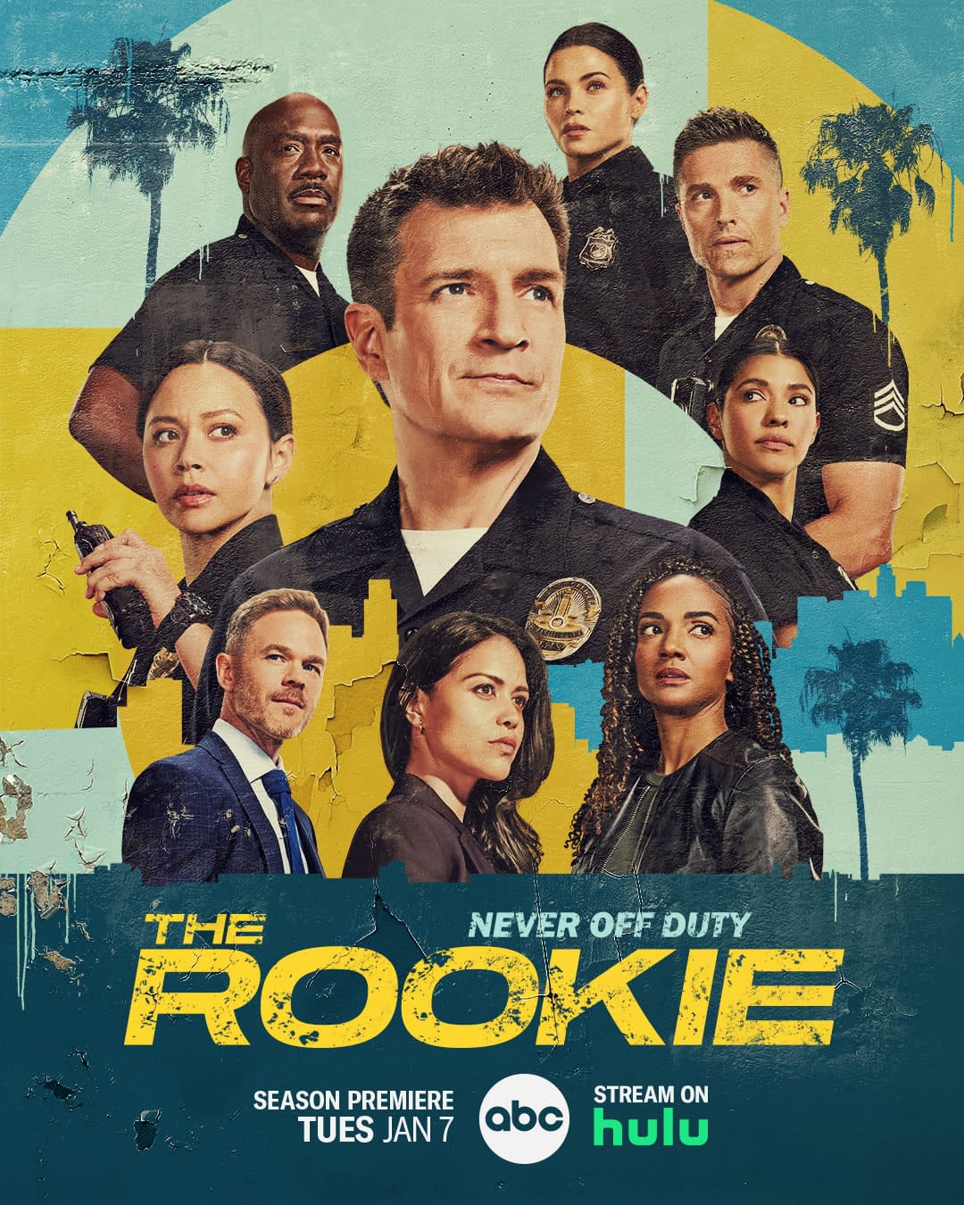 The Rookie Season 7 ABC Releases New Teaser Official Key Art Poster