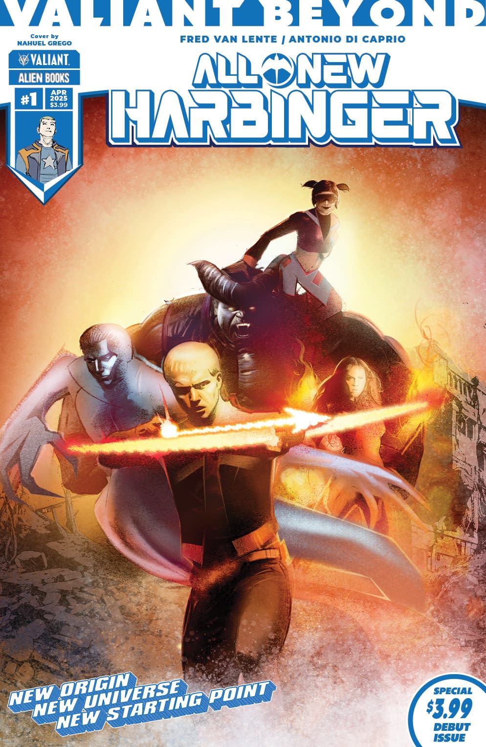 Valiant's April 2025 Solicits With The X-O Manowar & All-New Harbinger