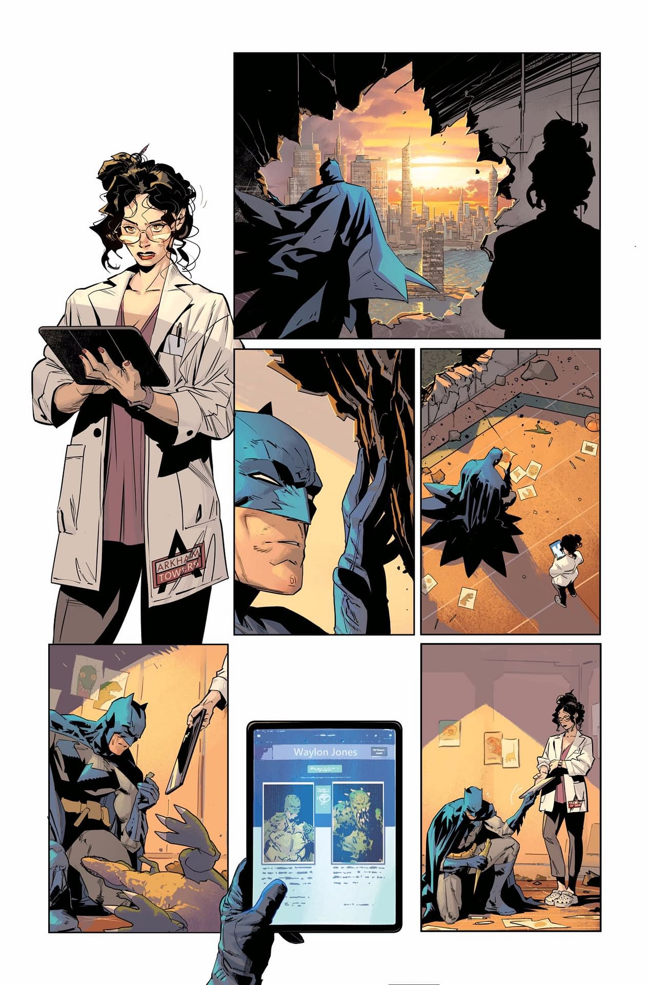 The First Lettered Page Of Batman #1, Leaked (Spoilers)