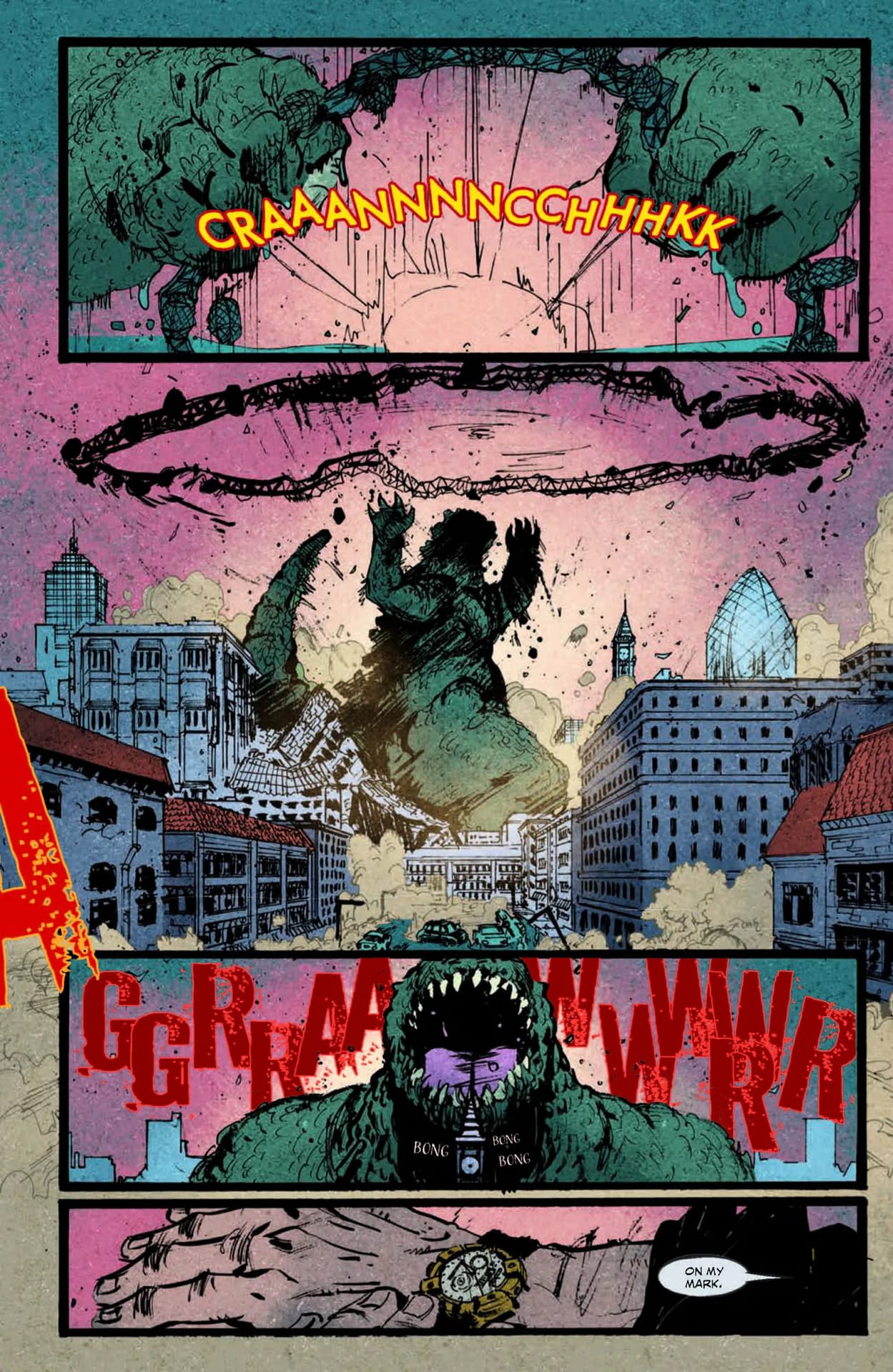 Godzilla: Heist #2 Preview: London Calls, Kaiju Answers