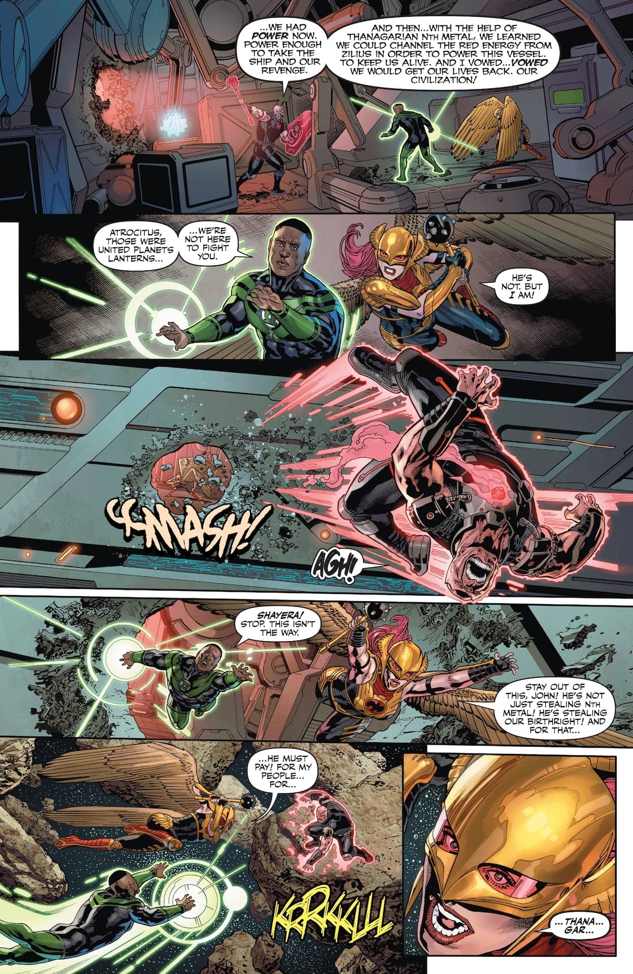 Green Lantern Corps #3 Preview: Sorrow Lantern's Gloomy March