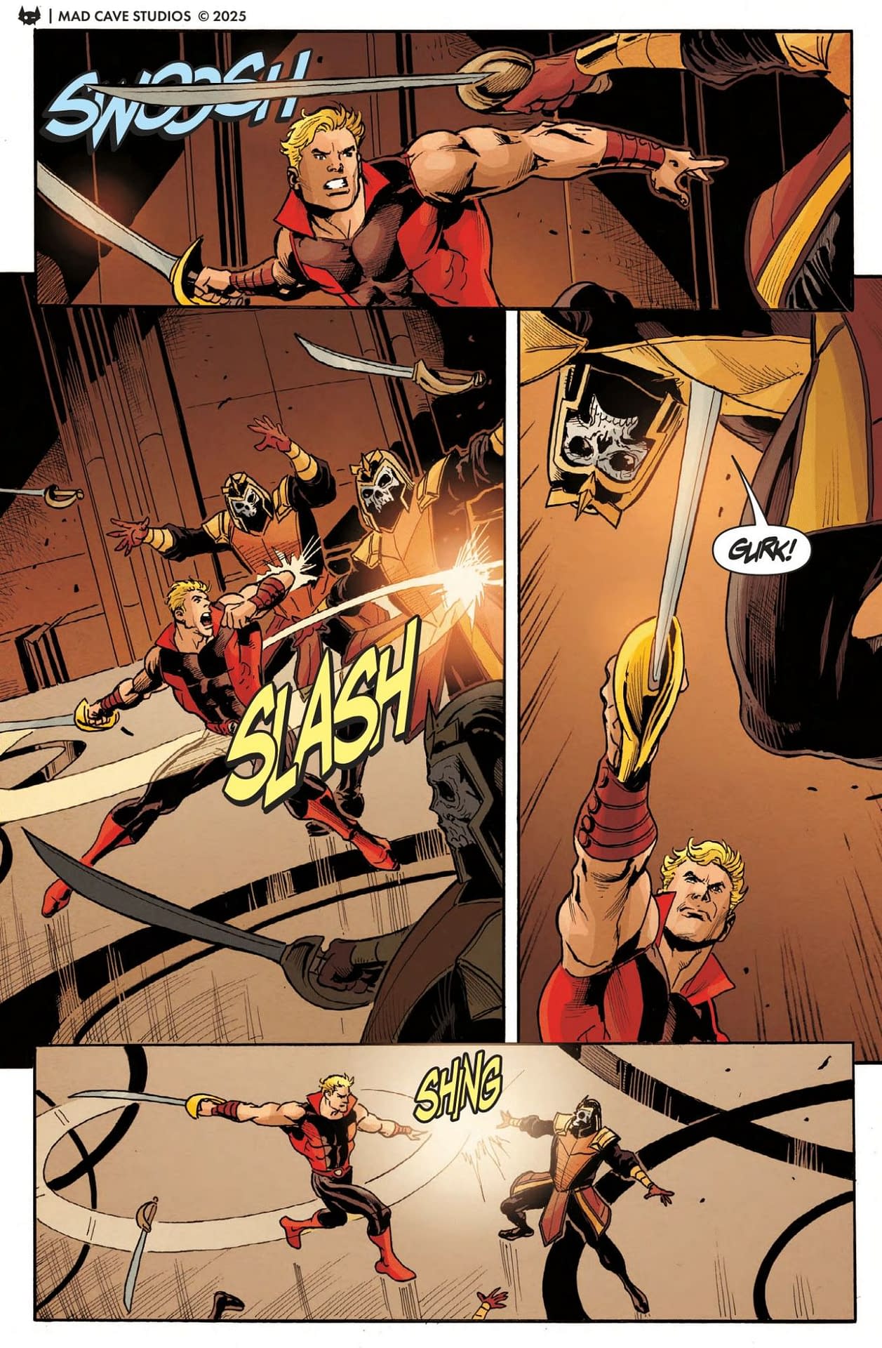 Flash Gordon #8 Preview: Castle Crashing with Princess Aura