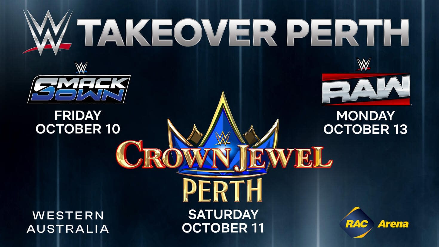 WWE Plans Weekend Takeover for Crown Jewel: Perth in October