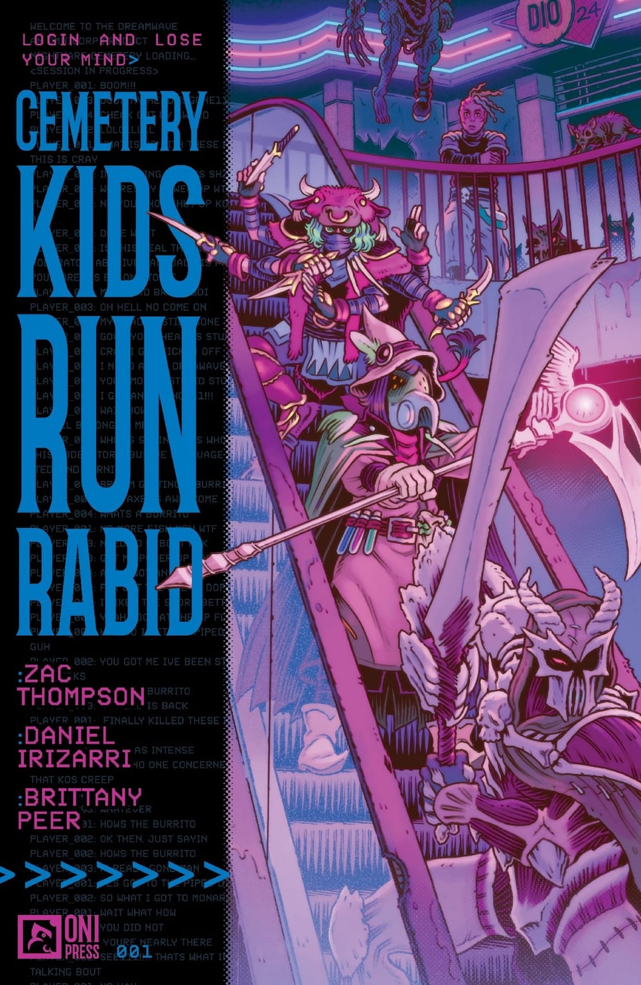 Cemetery Kids Run Rabid & EC in Oni Press' August 2025 Solicitations